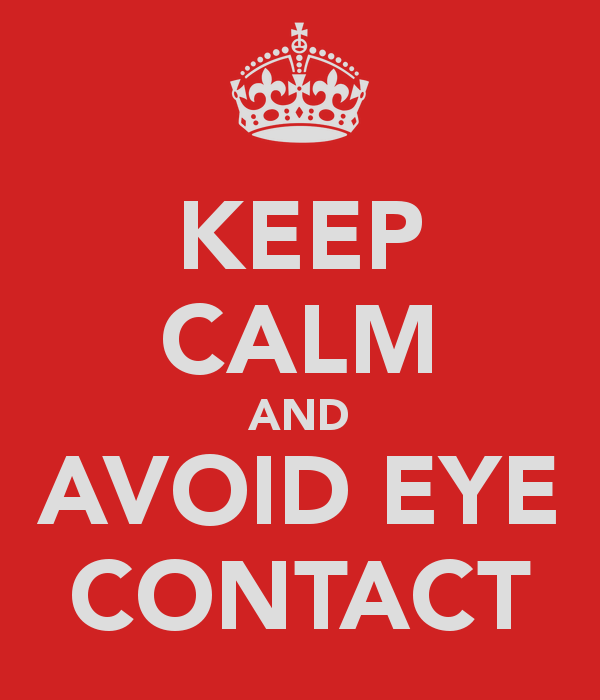 From the birds and the bees, to family trees.: The no-eye-contact-zone